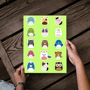 Squishmallow Sticker, Printable Cute Squishmallow Stickers ...