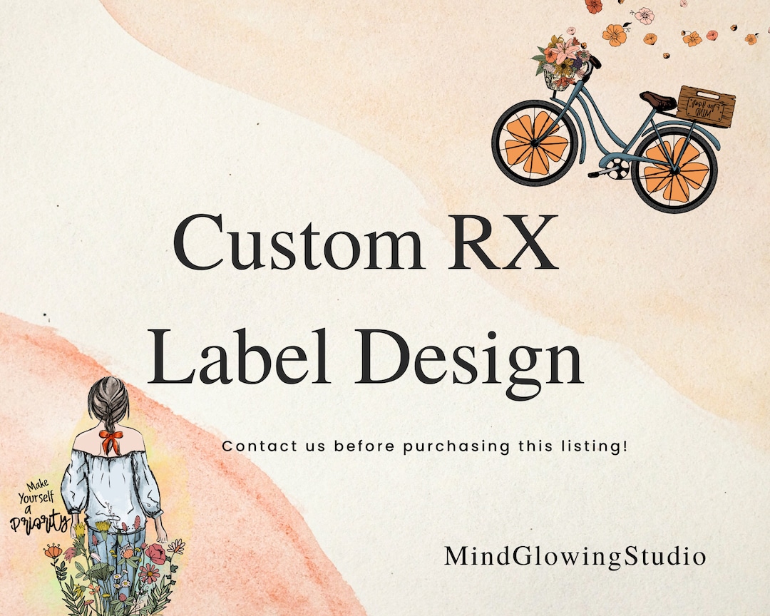 Custom RX Label, Custom Label Design, Custom Order, Digital Order - Etsy