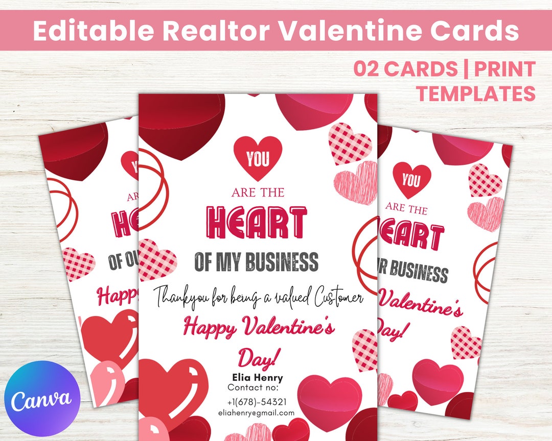 Realtor Valentine Gift Tag for Clients, You and Your Referrals Are the ...