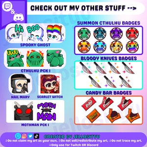 Horror Emote Scary Ghost Mask Man TWITCH&DISCORD P2U Emotes - Etsy