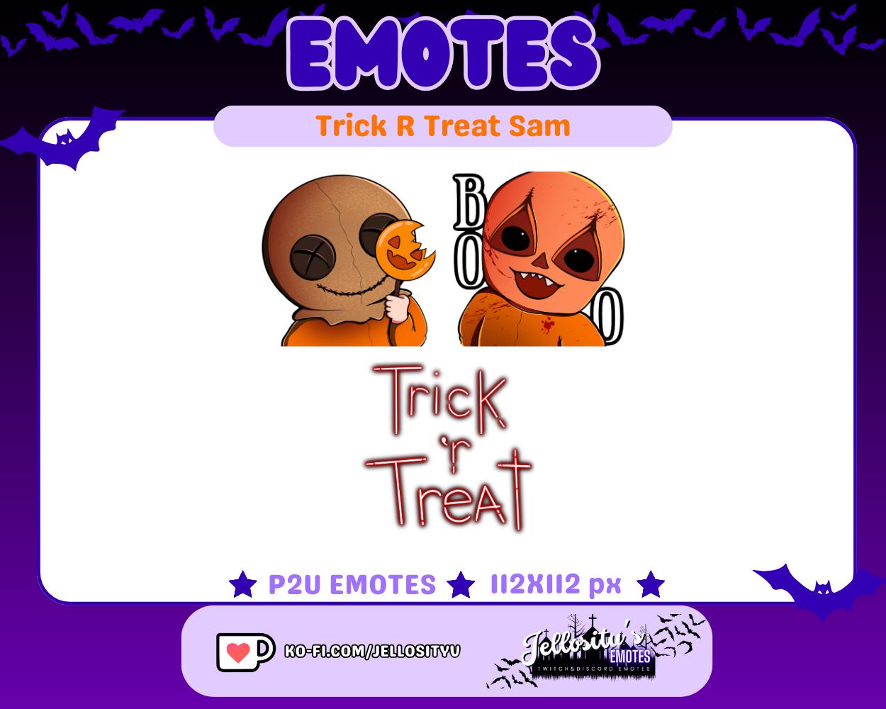 Horror Movie Emote | Sam | Trick R Treat | TWITCH & DISCORD | P2U ...
