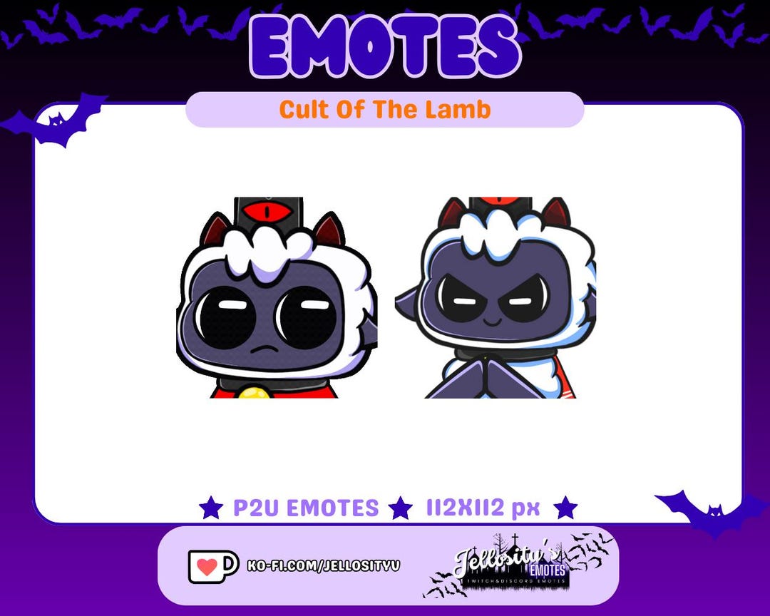 Video Game Emote | Cult of the Lamb | TWITCH & DISCORD | P2U Animated ...
