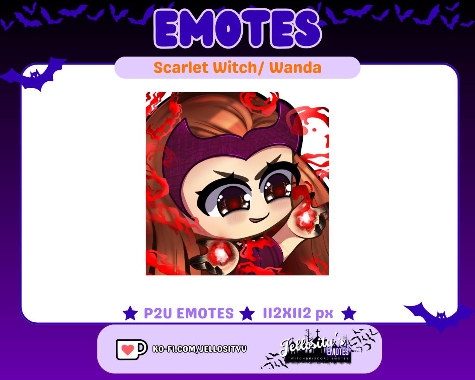Wanda Maximoff / Scarlet Witch. | Red Mist Version With Smirk | P2U ...
