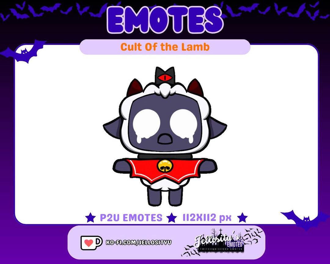 Video Game Emote | Cult of the Lamb | TWITCH & DISCORD | P2U Animated ...