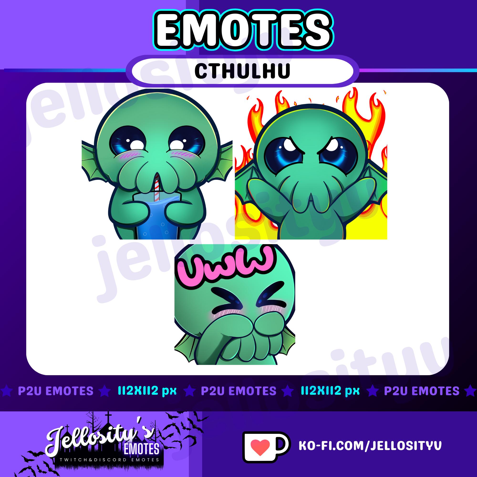 Bundles | Cthulhu! | P2U Emotes/badges | Static/animated | TWITCH ...
