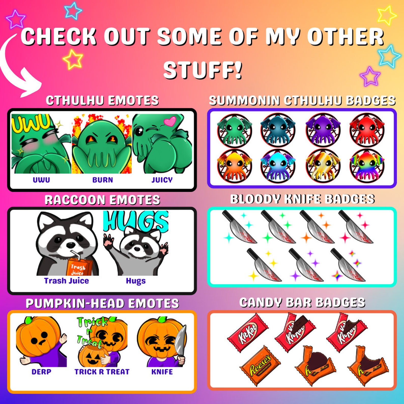 Monsters Emotes Spooky Ghost Pack One TWITCH & DISCORD - Etsy