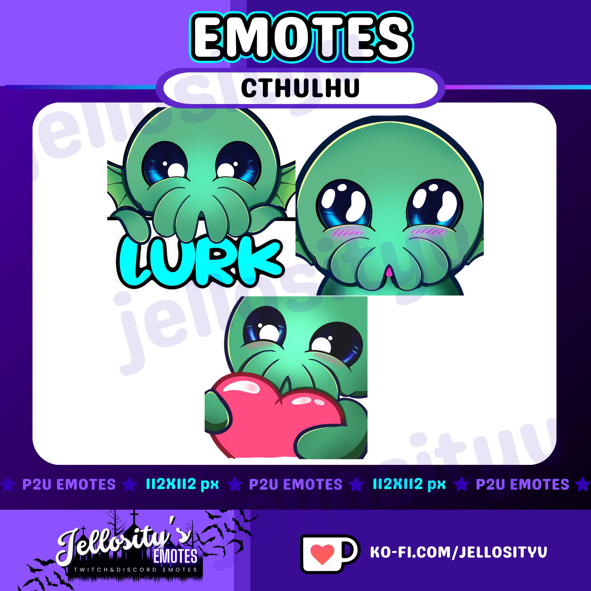 Bundles | Cthulhu! | P2U Emotes/badges | Static/animated | TWITCH ...