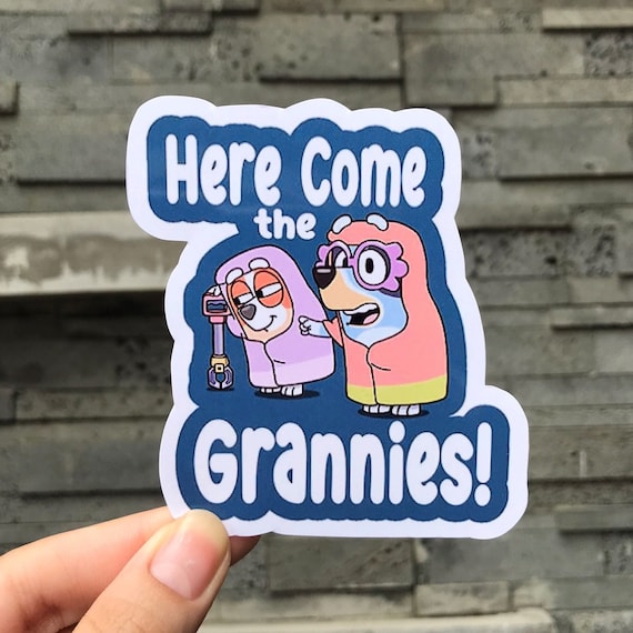 Bluey Vinyl Decal Sticker Bluey Funny Bluey Sticker for - Etsy