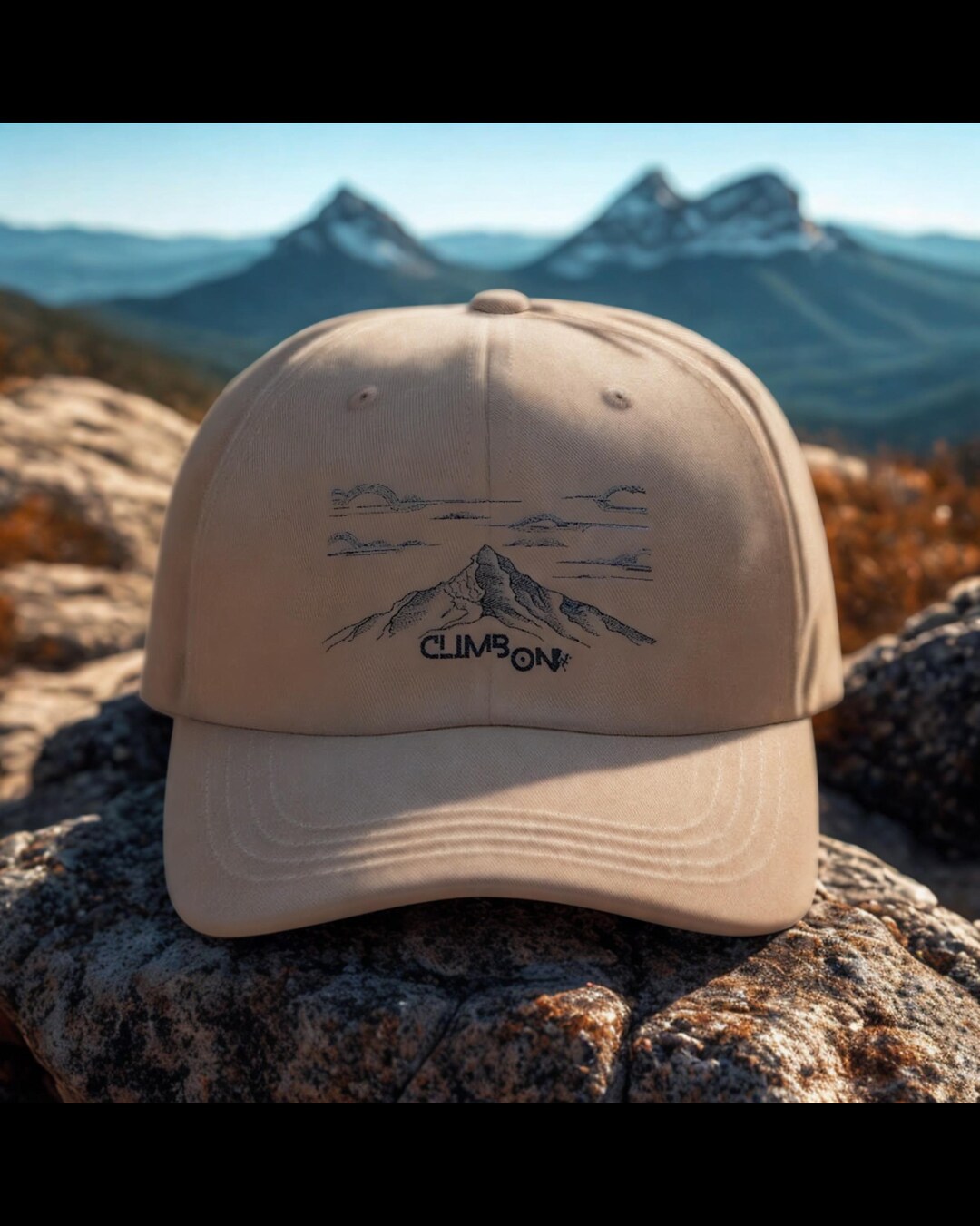 Mountain Climber Baseball Cap, Outdoor Adventure Baseball Hat, Hiking ...