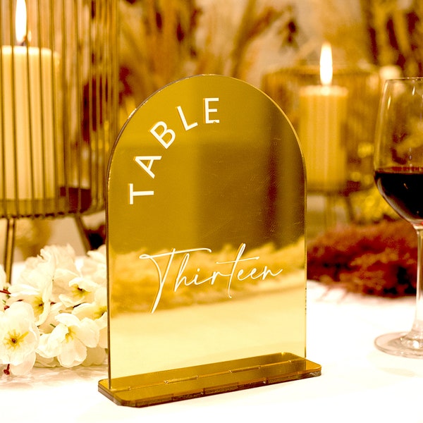 Table Number Display - Etsy