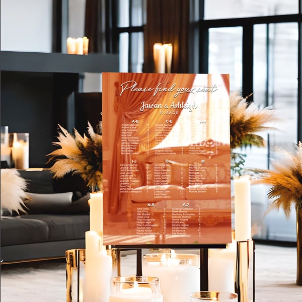 Led Picture Seating Chart - Etsy