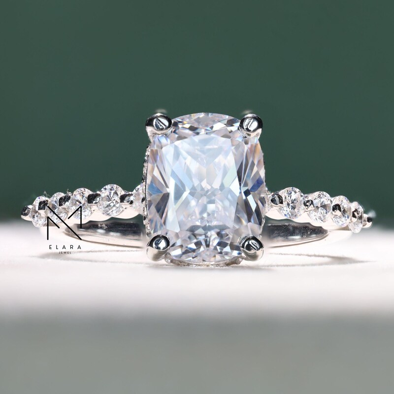 2/5 Cushion Ring - Etsy