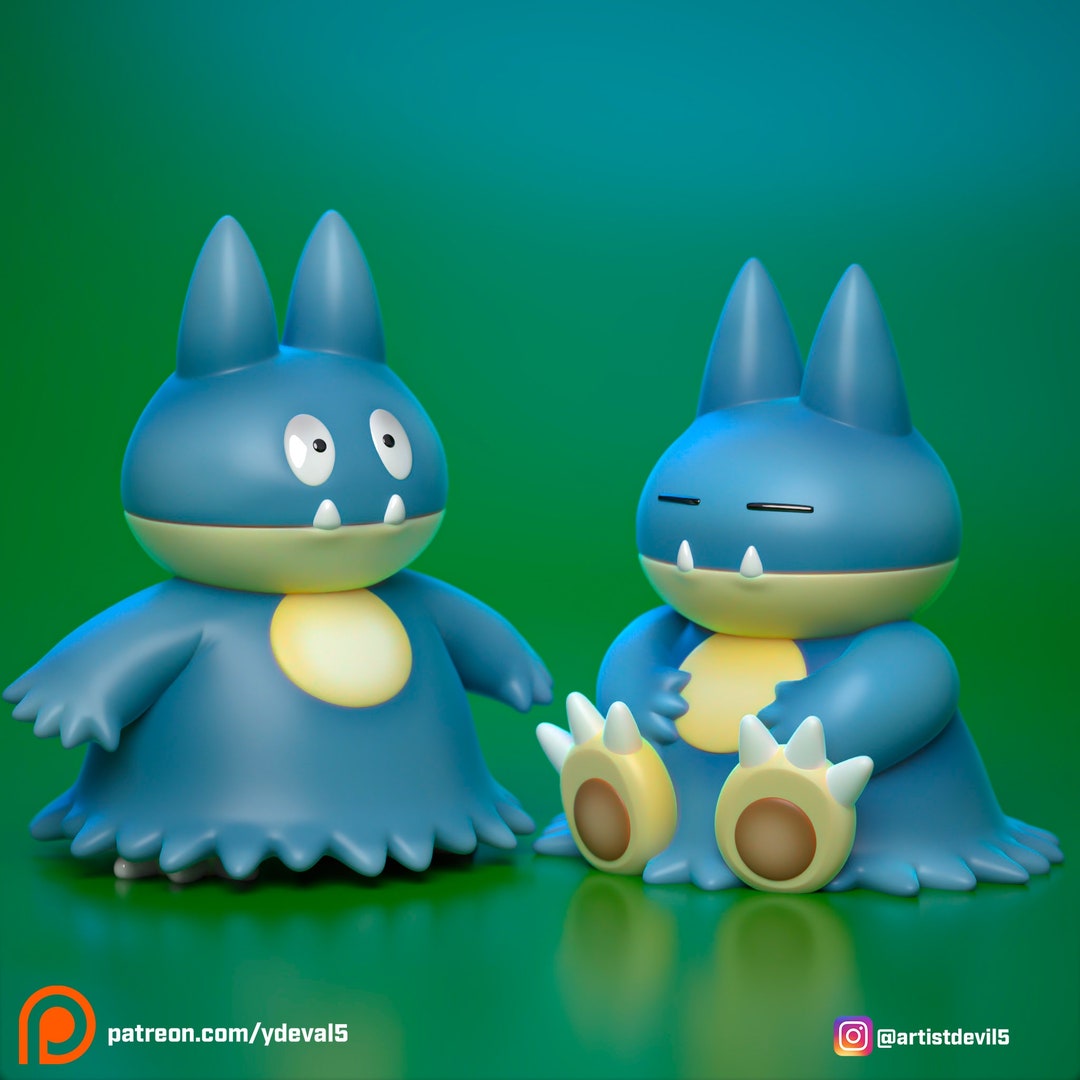 Munchlax 3D Print unpainted - Etsy