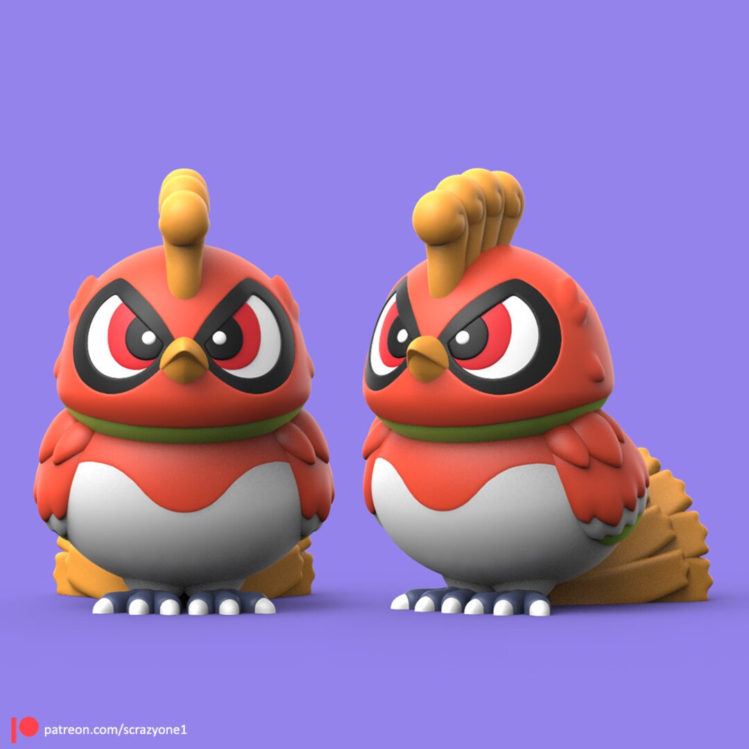 Chibi Ho Oh 3d Print Unpainted - Etsy