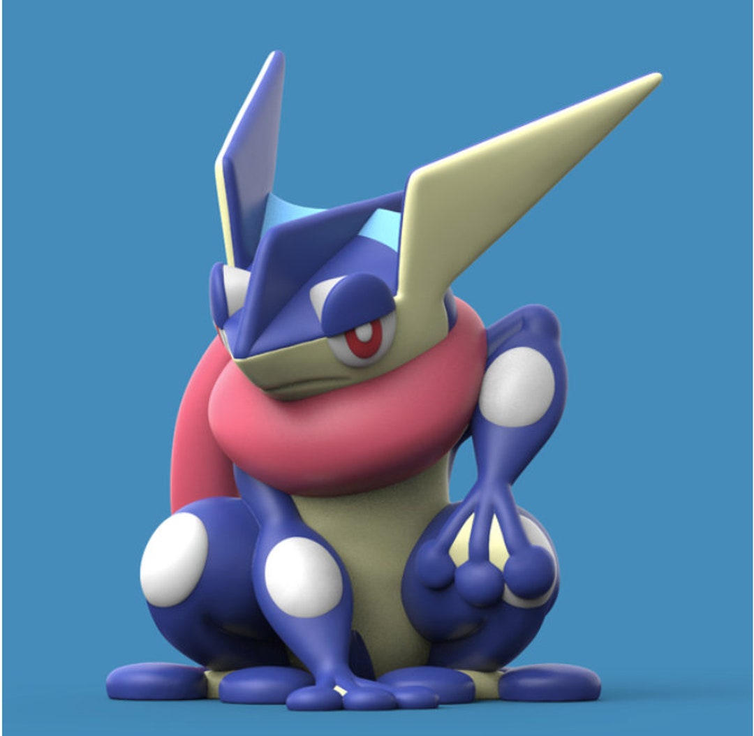 Greninja 3D Printed Model - Etsy