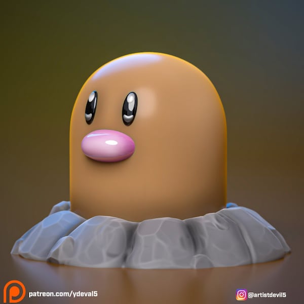 Diglett Art - Etsy
