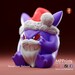 Santa Gengar - Etsy