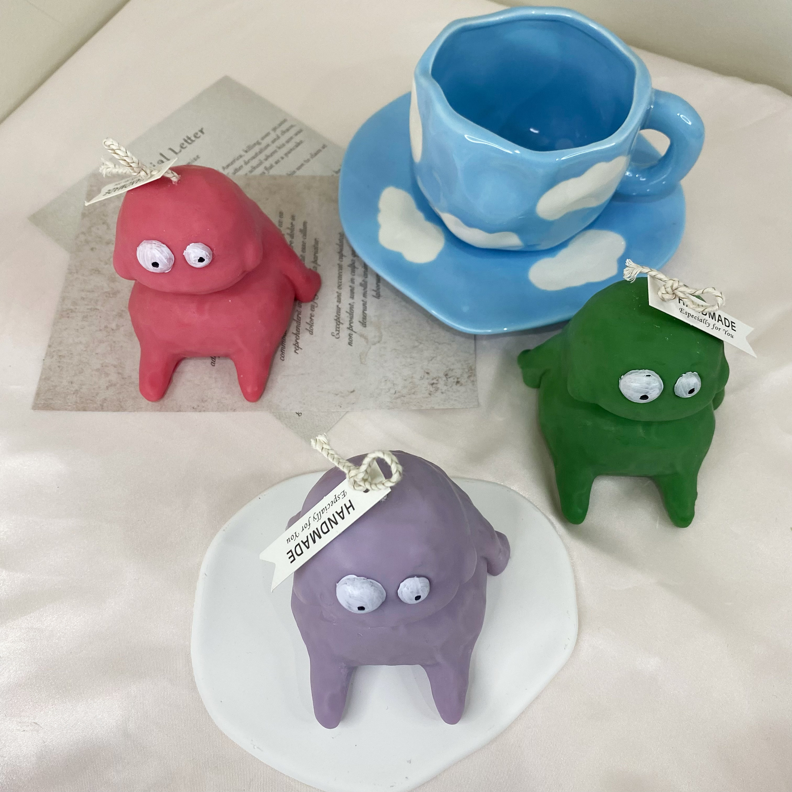 Monster Candle Choose Your Color and Scent Home Décor Scented Candle ...