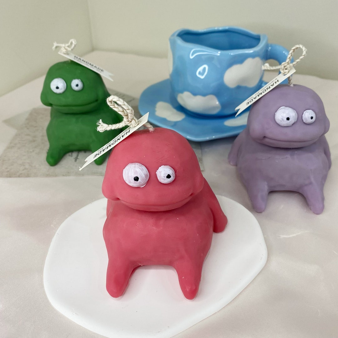 Monster Candle Choose Your Color and Scent Home Décor Scented Candle ...