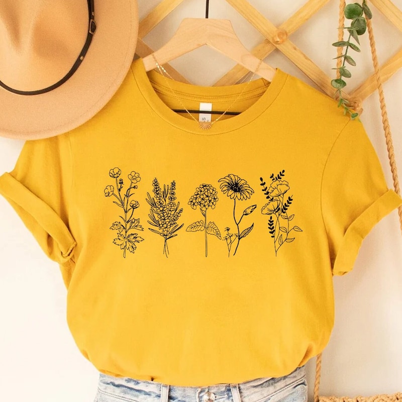 Flower Shirts - Etsy