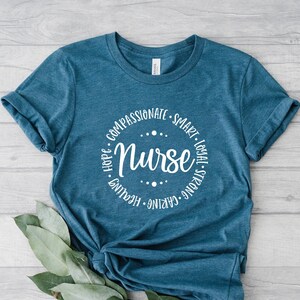 Circle Nurse Compassionate Smart Strong, Healthcare Workers Shirt ...