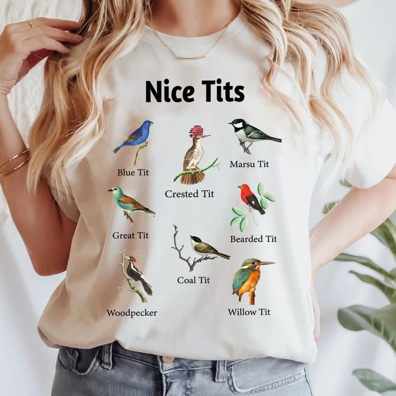 Nice Tits Bird Shirt - Etsy