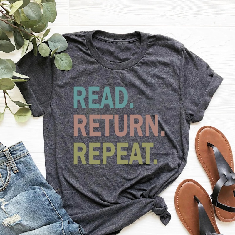 Library T Shirt - Etsy