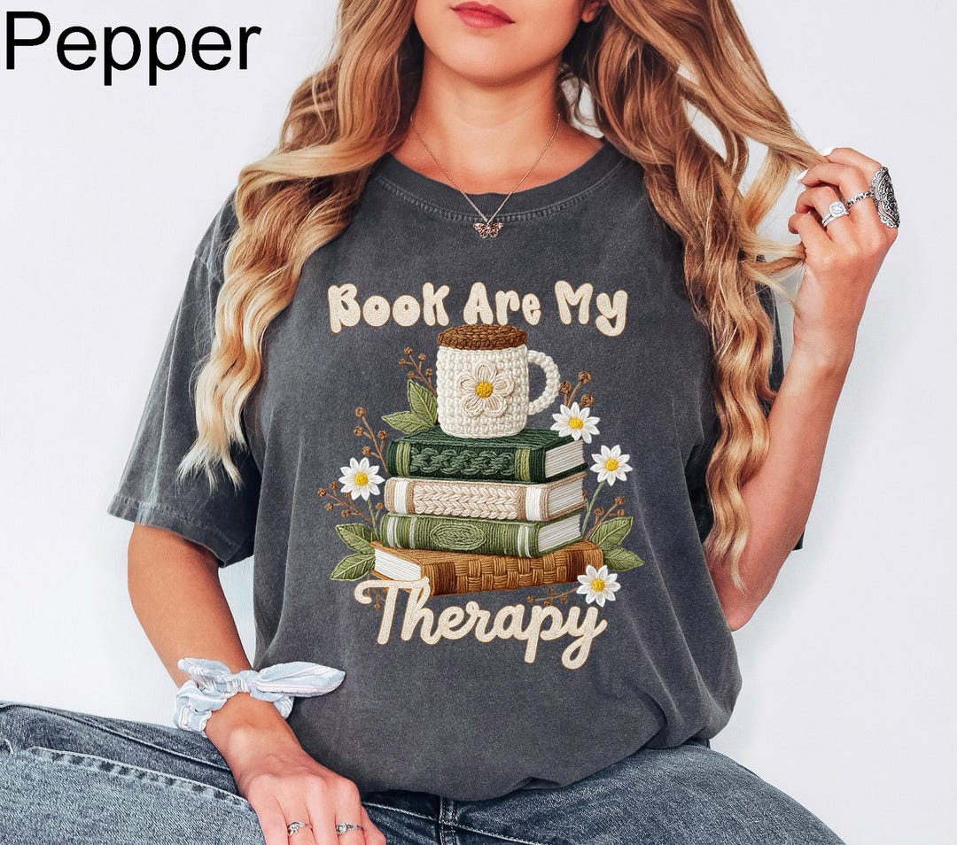 Comfort Colors® Bookworm Faux Knit Shirt, Book Lover, Bookish Outfit ...