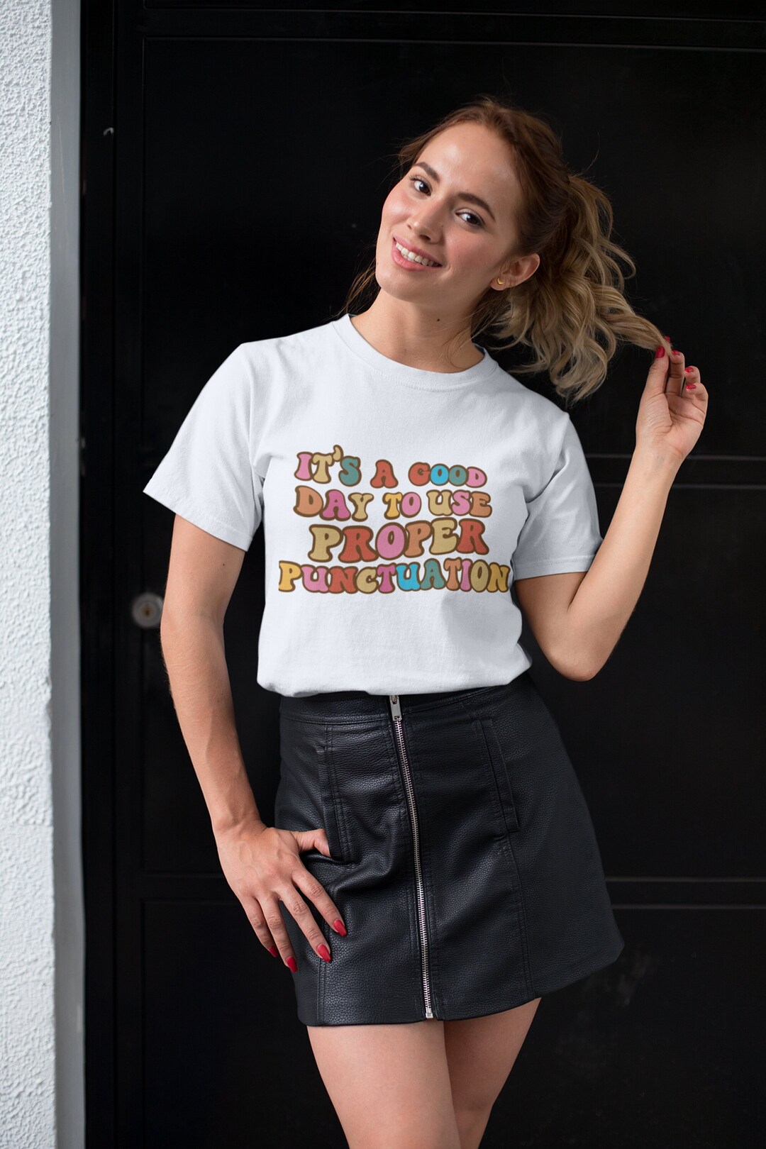 Punctuation Shirt, Groovy Grammar Shirt, English Teacher Shirt, Grammar ...