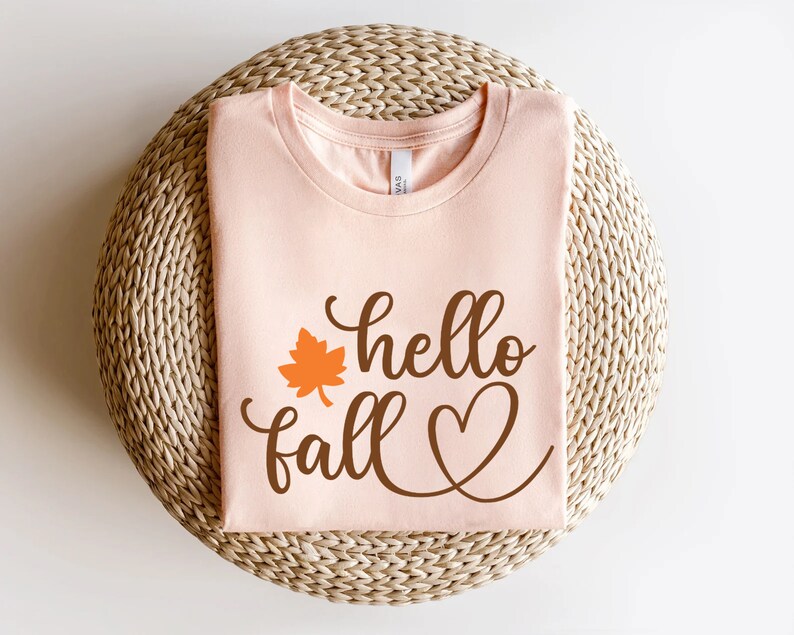 Fall Shirts, Hello Fall Shirt, Thanksgiving Tee, Cute Fall Shirts, Fall ...