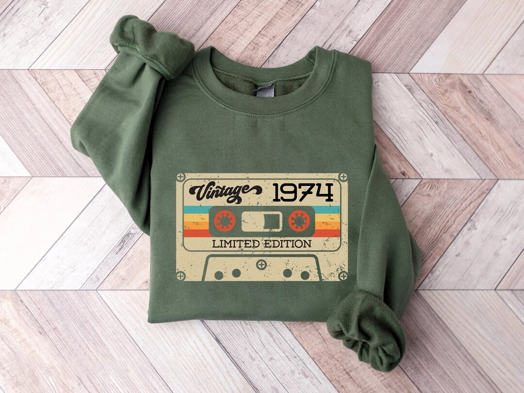 49th Birthday Shirt,vintage 1974 Shirt,49th Birthday Gift for Women ...