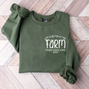 Farm Est Custom Shirt, Customizable Farm Name Est Shirt, Life is Better on the Farm Tee, Farm ...