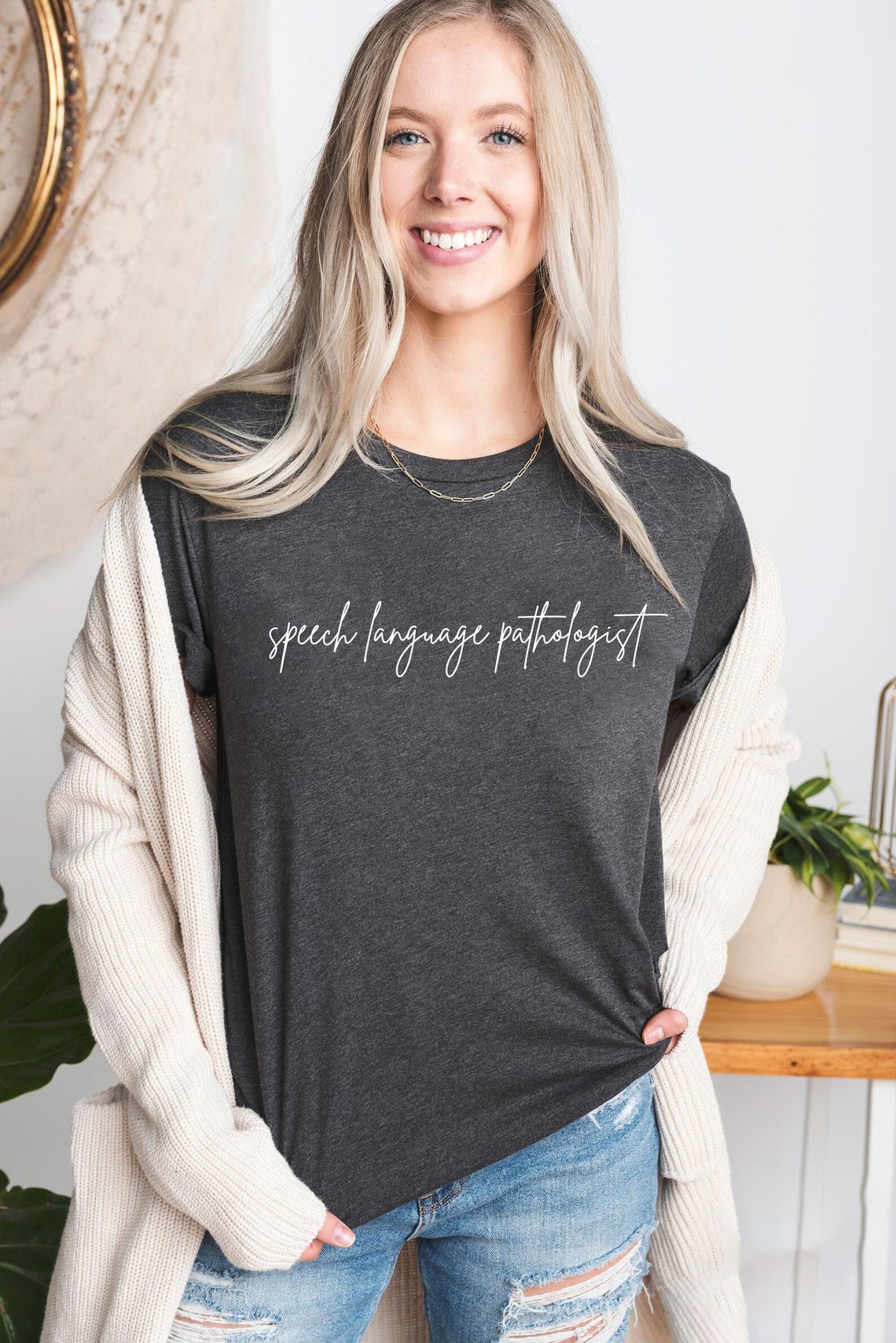 SLP Speech Language Pathologist Therapist Shirt, SLP Gifts, Speech Tee ...
