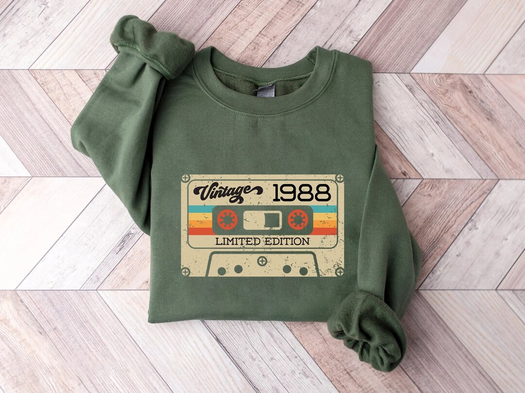 1988 Vintage Shirt, 1988 Birthday Shirt, 35th Birthday Gift, 35th ...