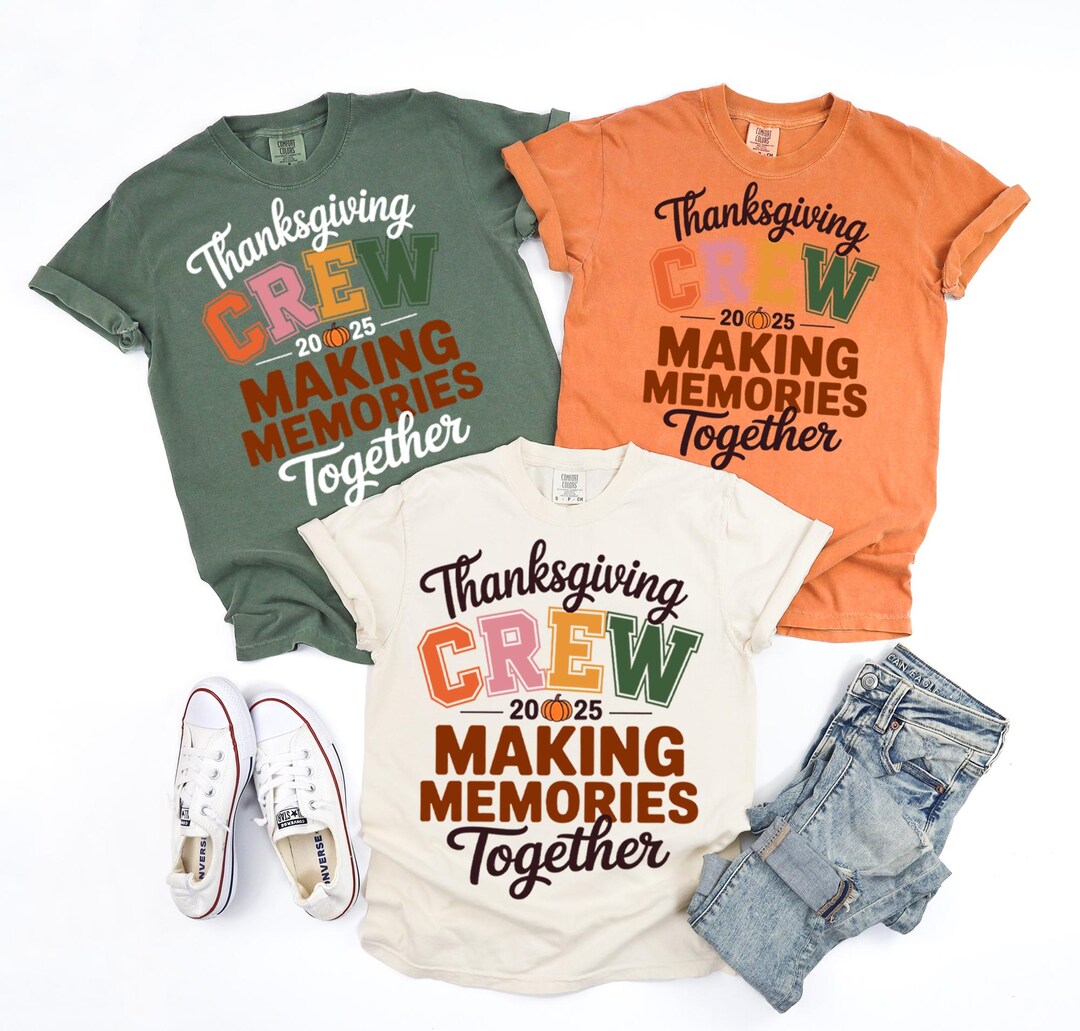 Comfort Colors® Thanksgiving Crew Shirt ,food Memories ,thanksgiving ...