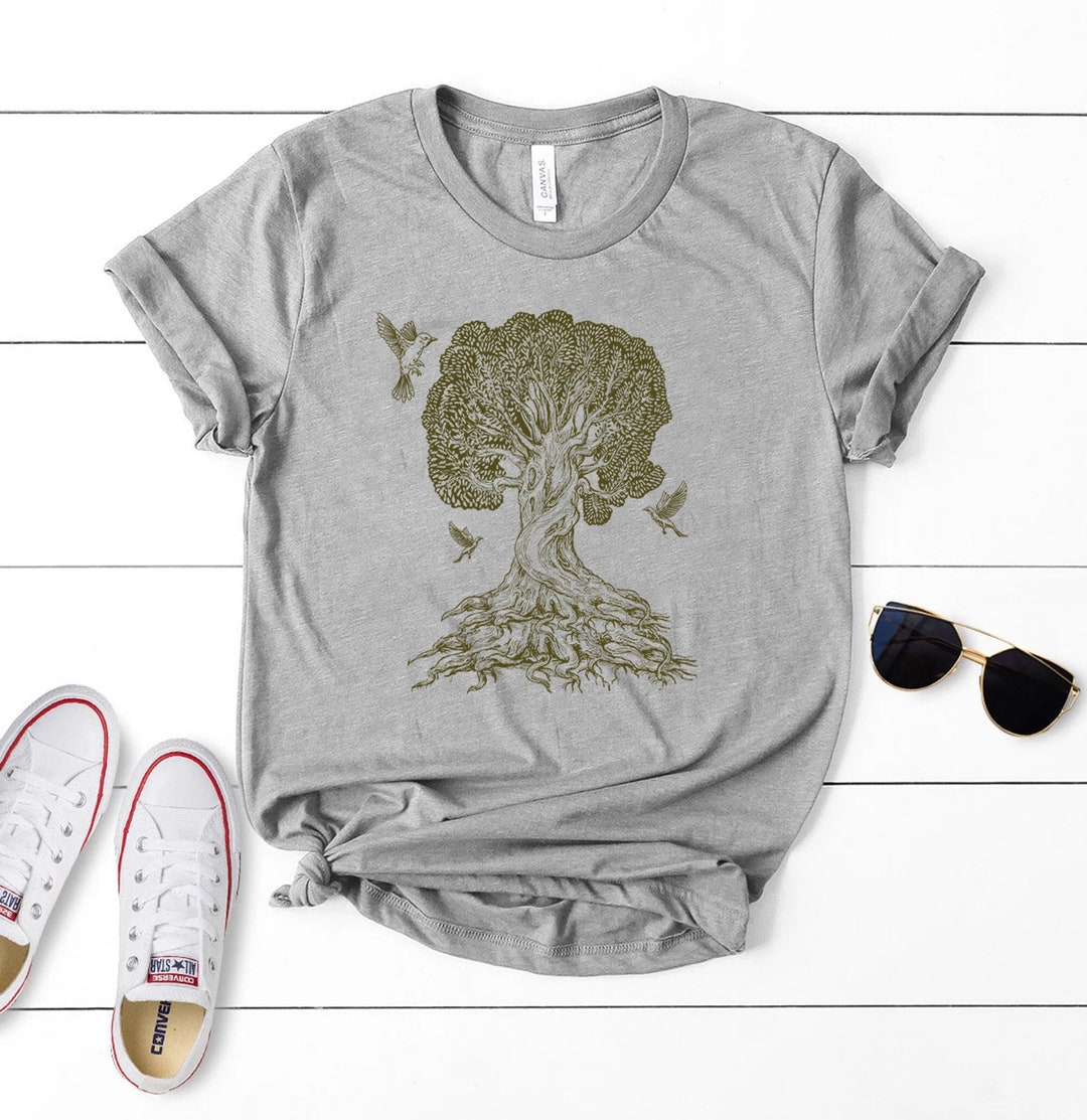 Tree Shirt,gnarled Tree T-shirt Men's Graphic Tee,tree of Life,for Men ...