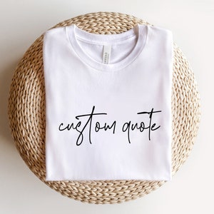 Custom Shirt, Custom Text T-shirt, Personalized Shirt, Personalized T ...