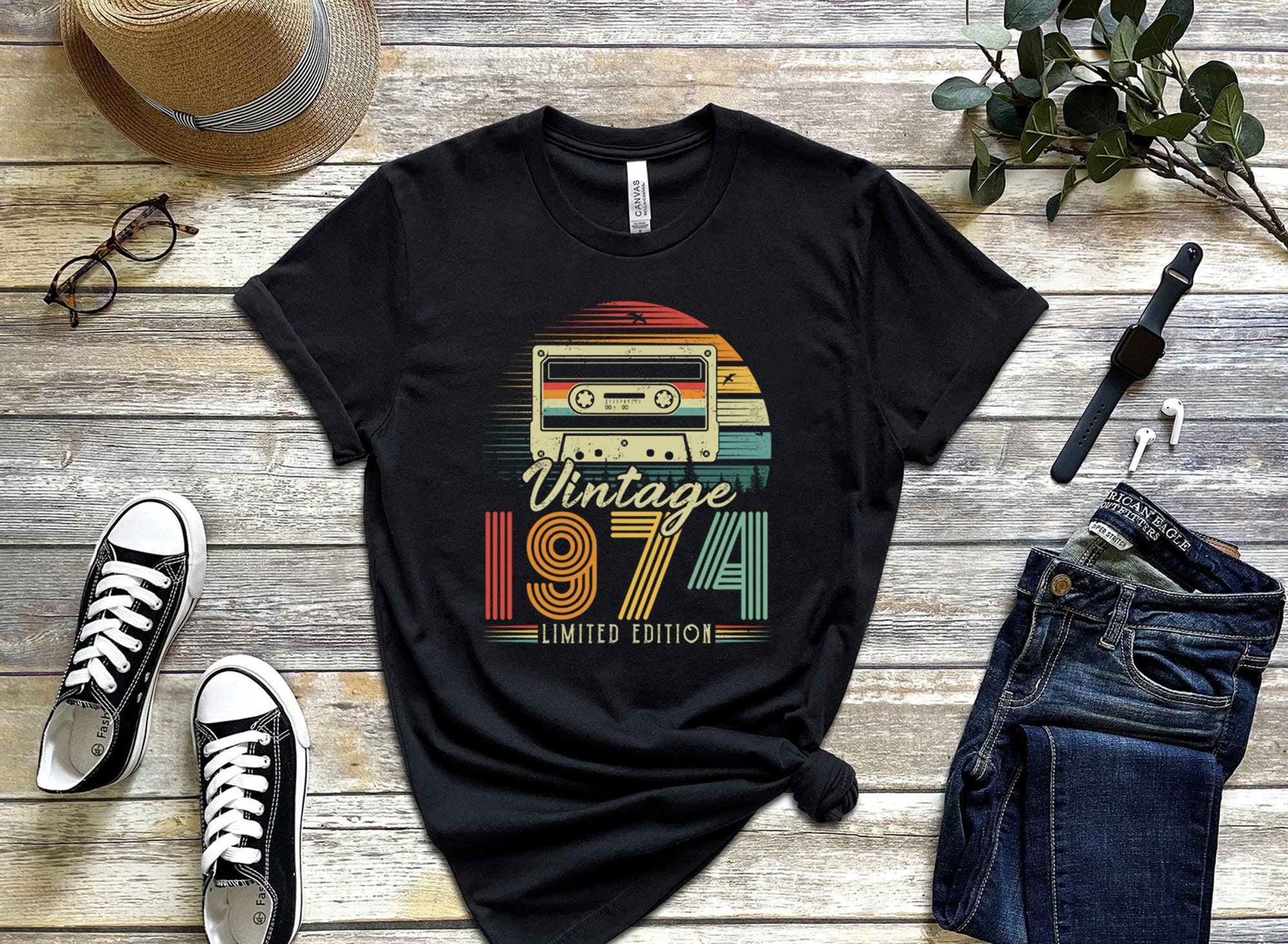 49th Birthday Shirtvintage 1974 Shirt49th Birthday Gift for - Etsy