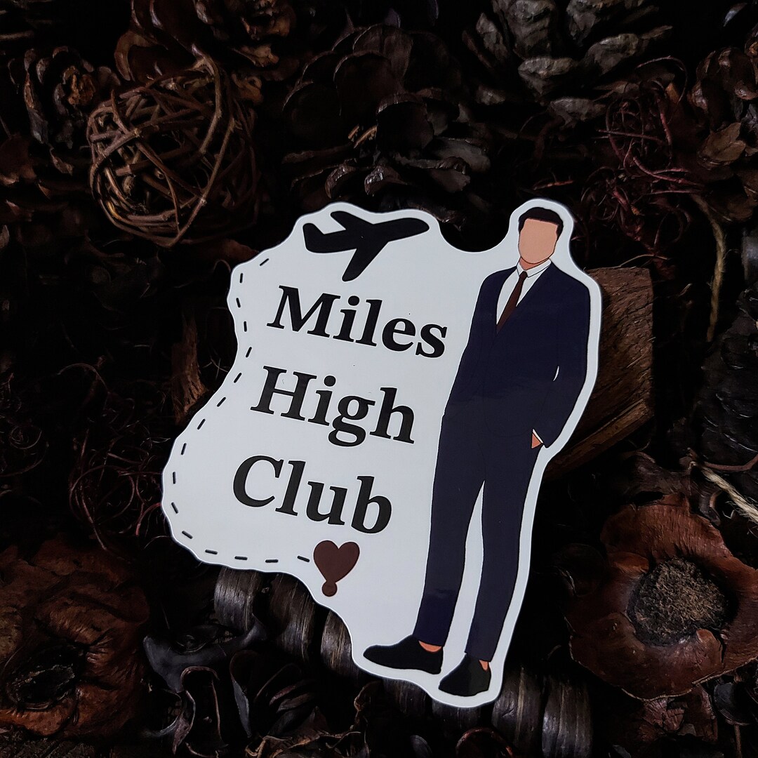 The Miles High Club Series Inspired Sticker - Etsy UK