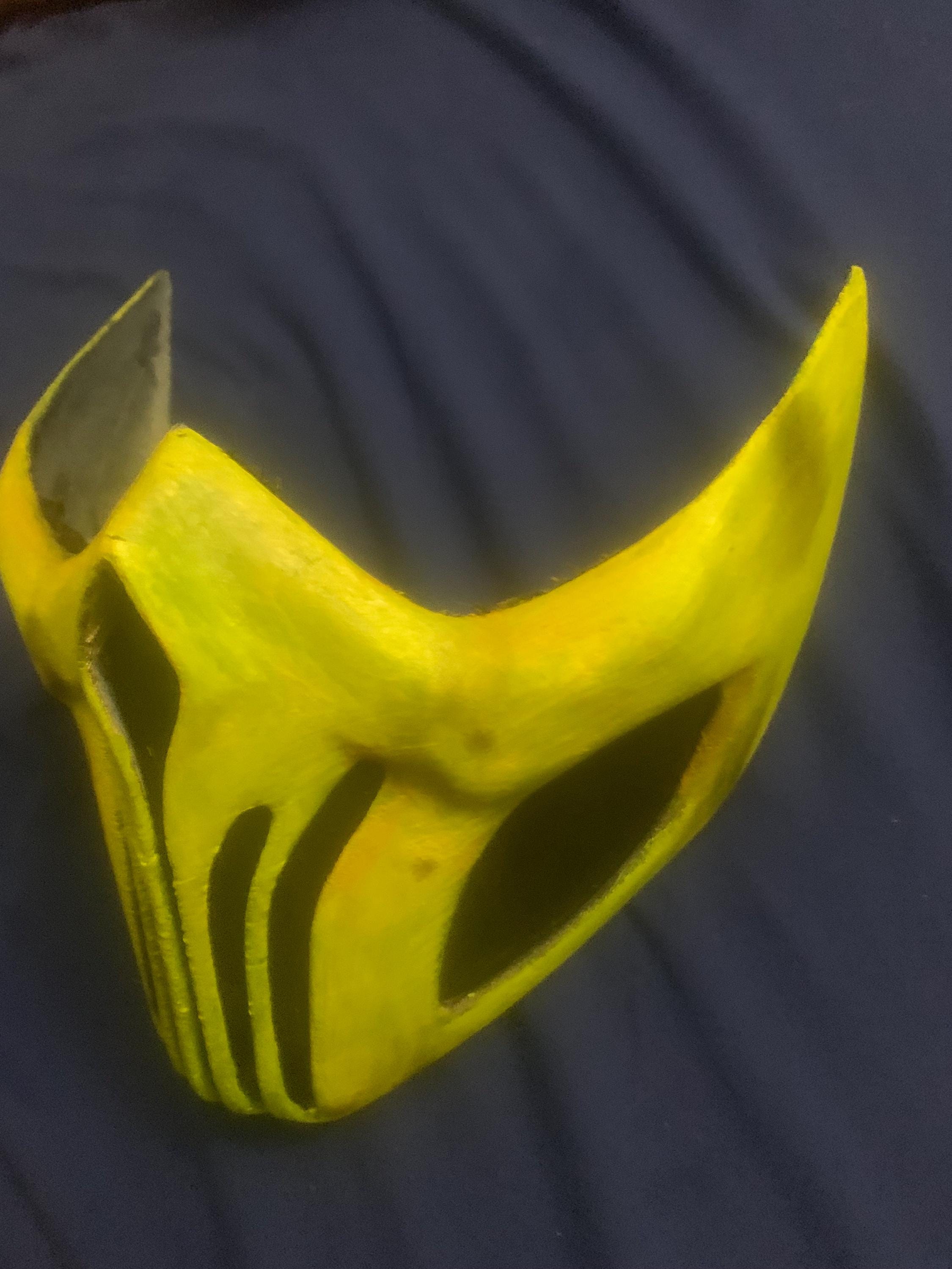 Mortal Kombat Scorpion Burned Mask and Gi Size M - Etsy