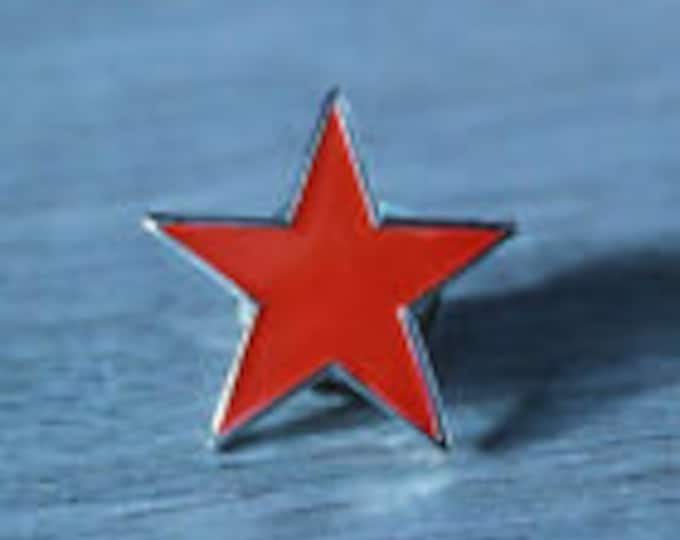 Red Star Enamel Pin Socialist Communist - Etsy