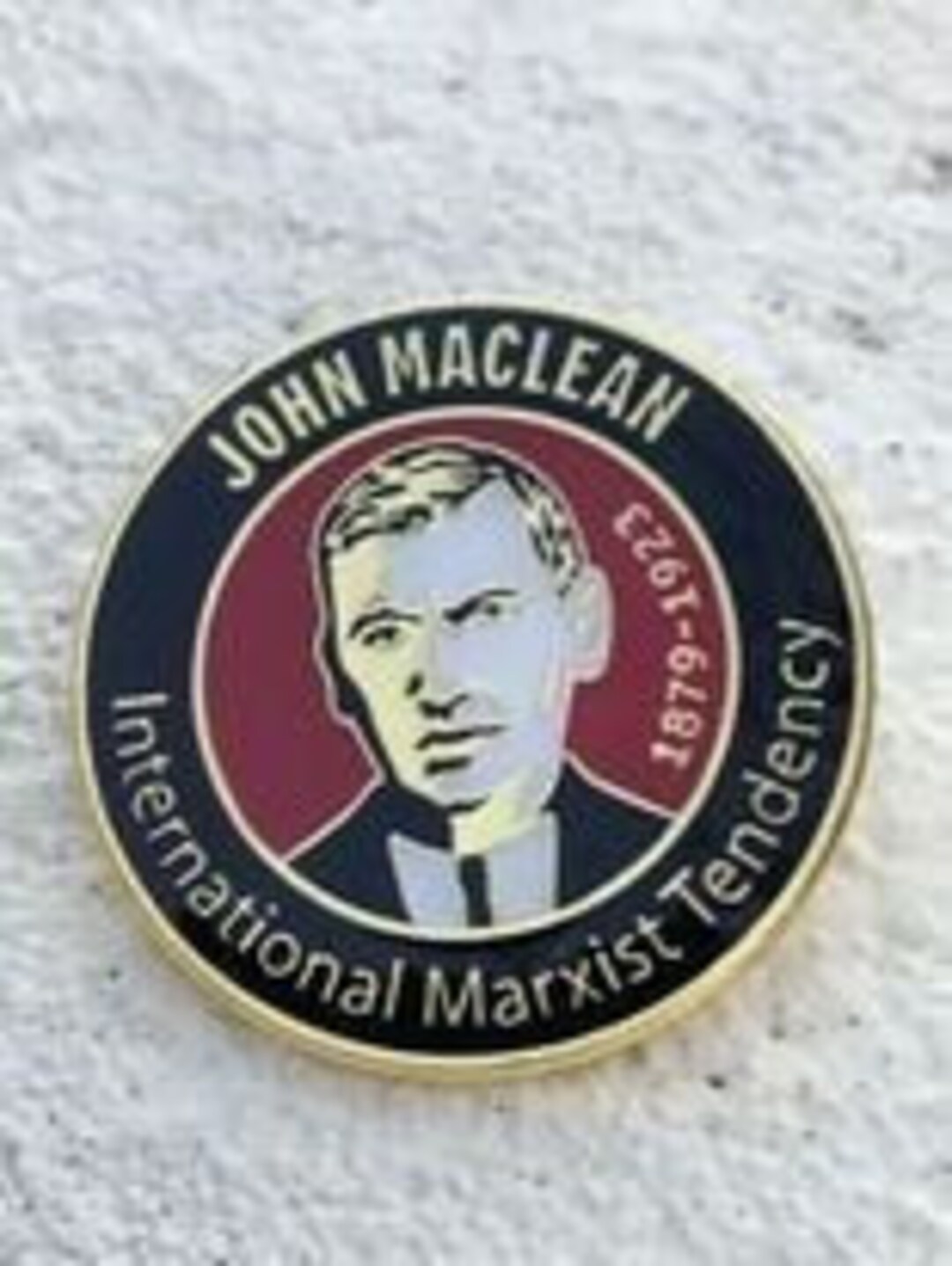 John Maclean Enamel Pin Badge Scottish Marxist Revolutionary 30mm - Etsy