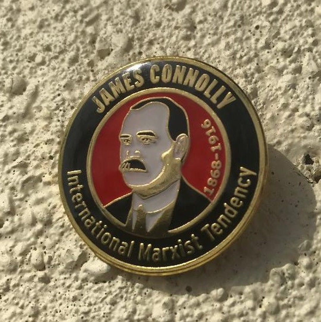 James Connolly Enamel Pin Badge Irish Marxist Revolutionary 30mm - Etsy
