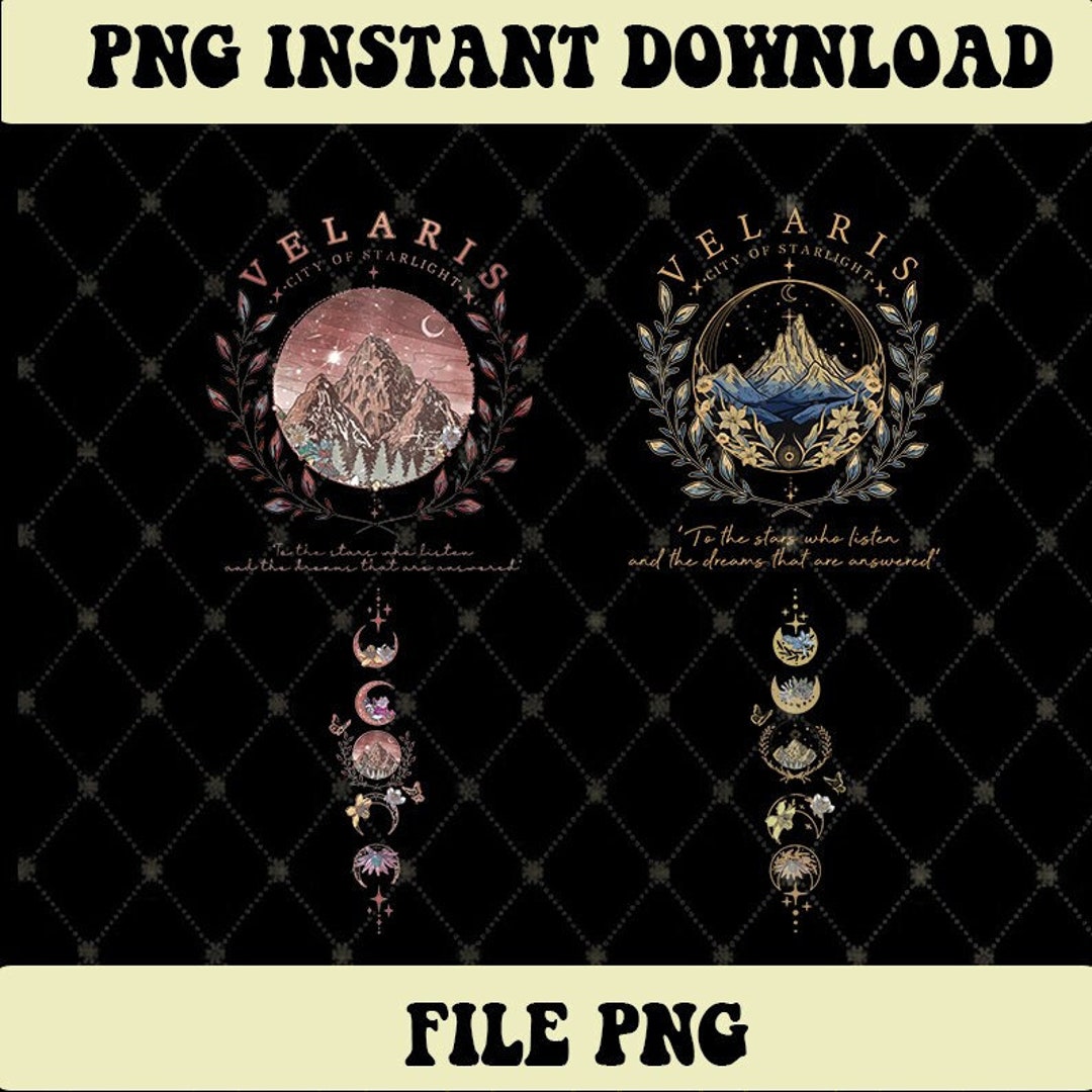 ACOTAR Velaris Png Bundel to the Stars City Png Feyre and - Etsy UK