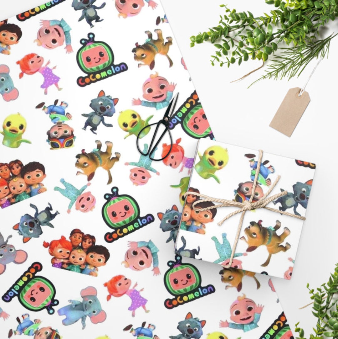 Cocomelon Gift Wrap Cocomelon Wrapping Paper Cocomelon - Etsy
