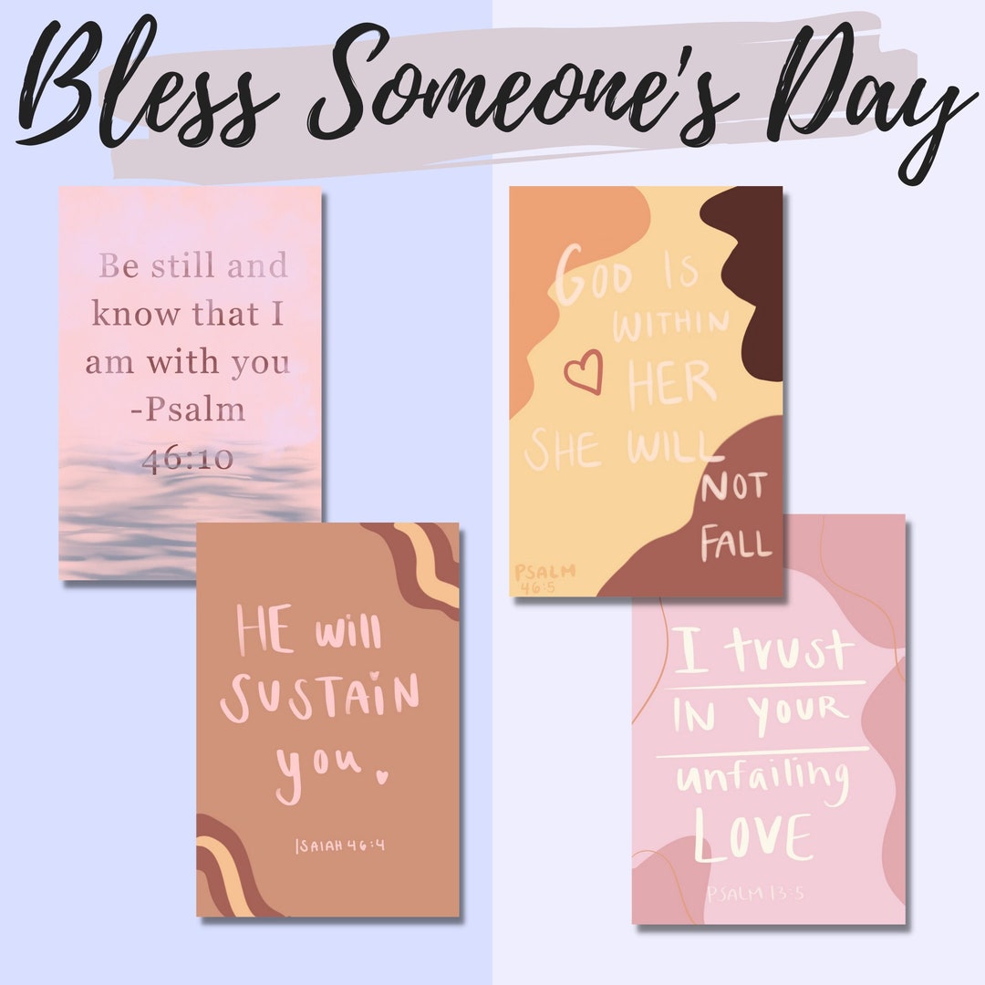 Bible Scripture Affirmation Cards - Downloadable and Printable 4x6 ...