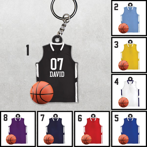 Basketball Keychain - Etsy