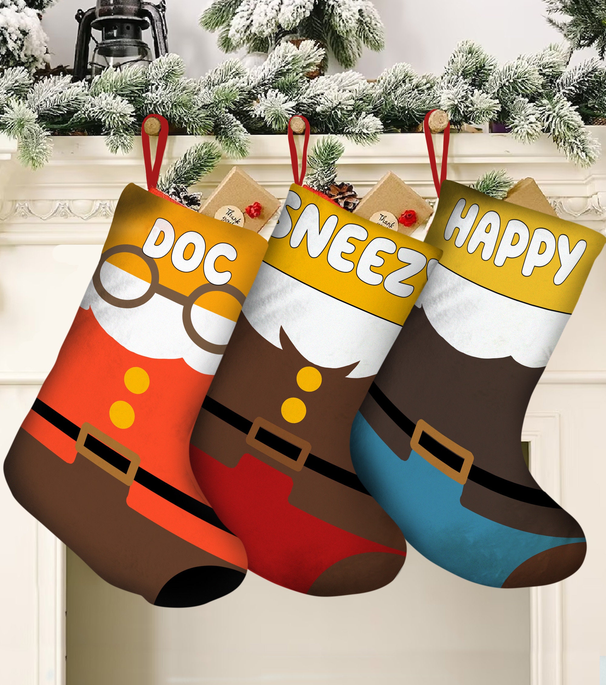 Disney Princess Characters Stocking, Snow White Christmas Stocking sold ...