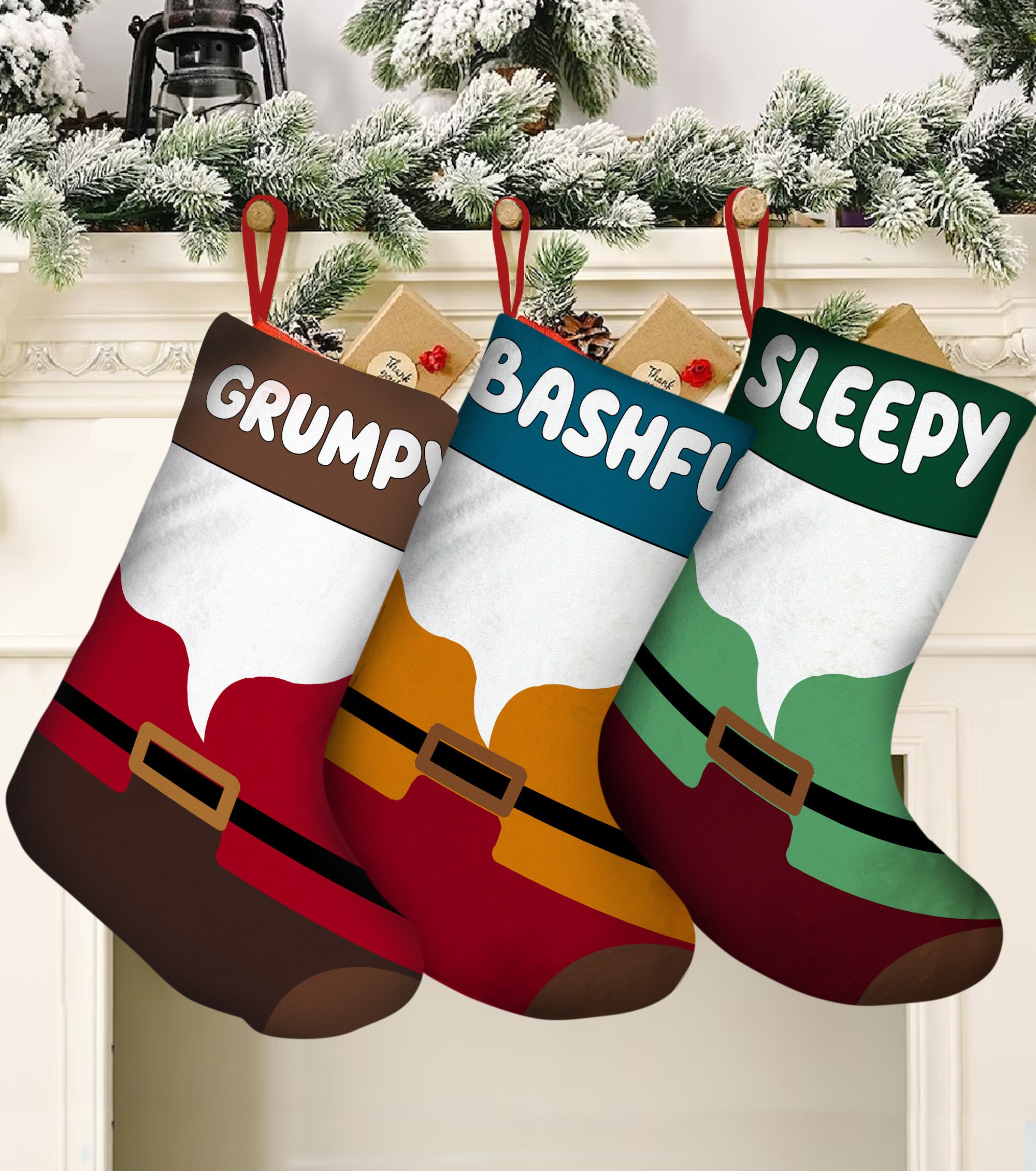 Disney Princess Characters Stocking, Snow White Christmas Stocking sold ...