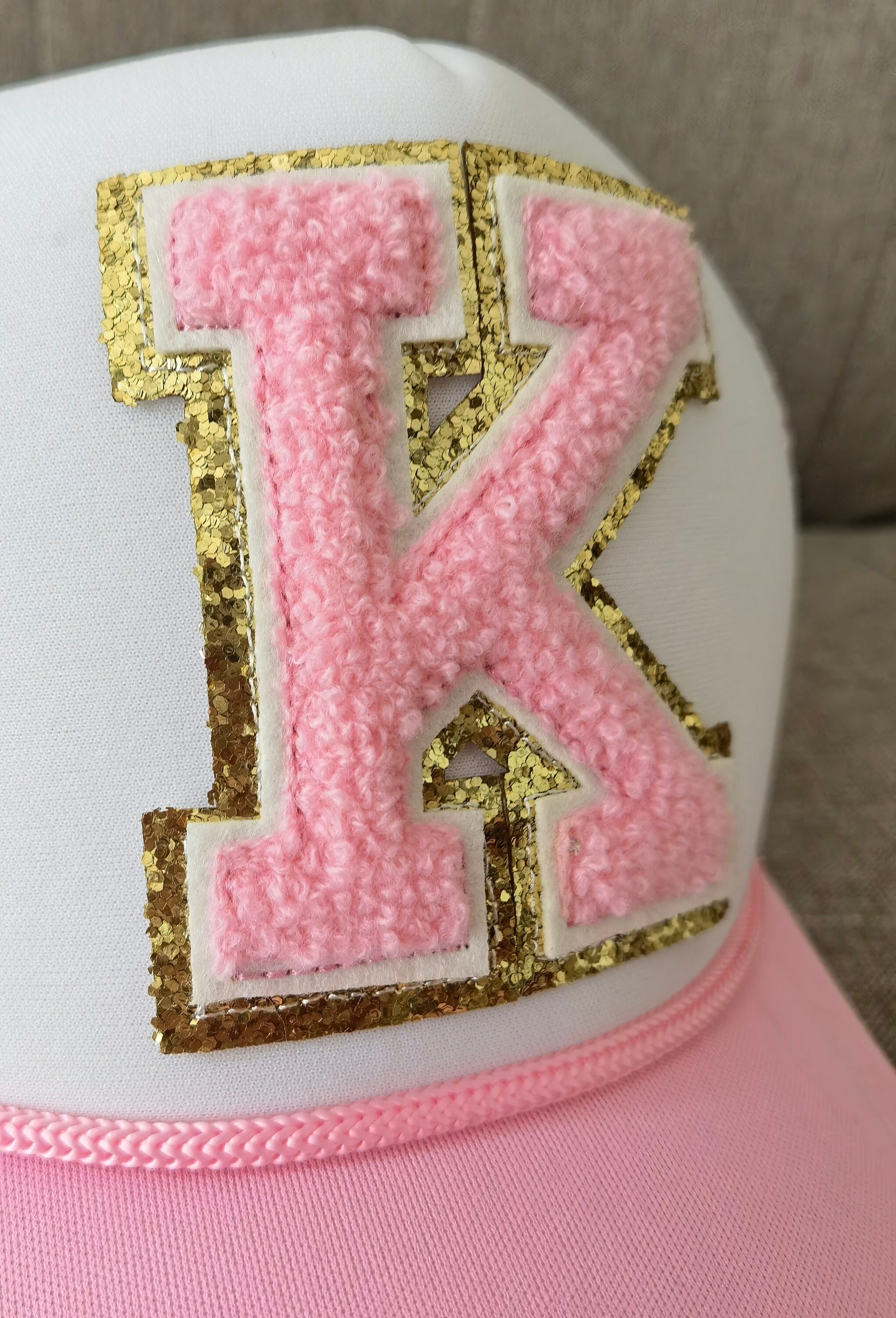 Custom Embroidered Hat Custom Number Hat Fashion Chenille Varsity ...